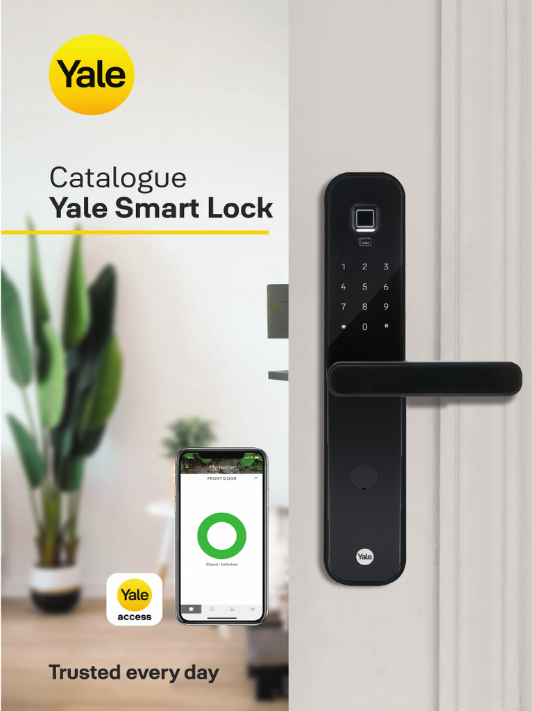 2021 Yale Smart Lock Catalogue | PDF | Remote Control | Radio Frequency ...