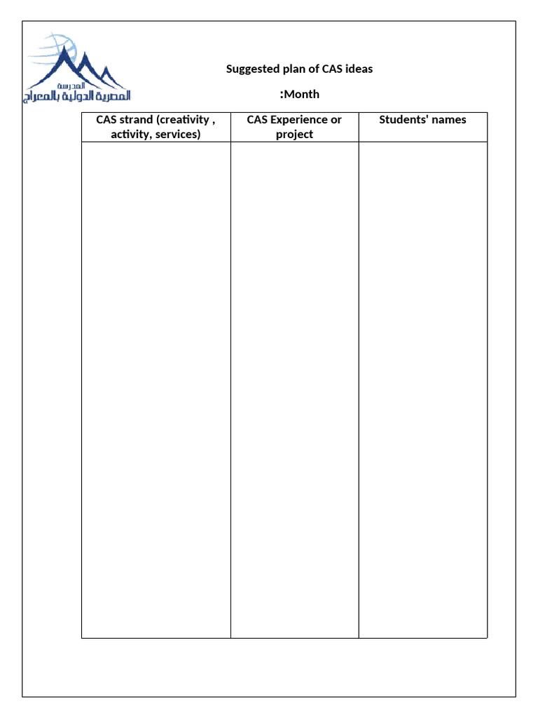 CAS Plan of Suggested | PDF