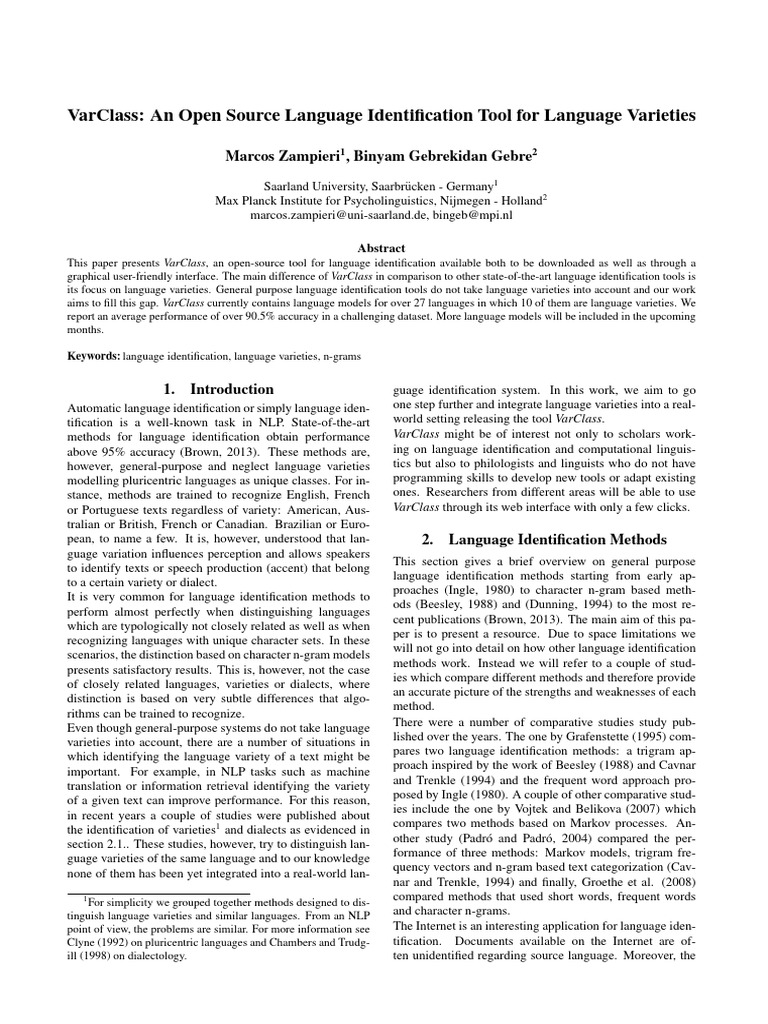 An Open-Source Language Identification Tool For Language Varieties ...