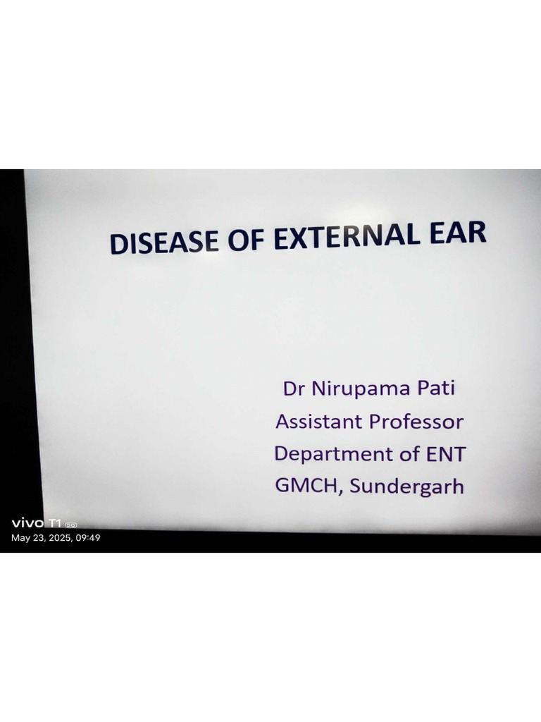Disease of External Ear | PDF