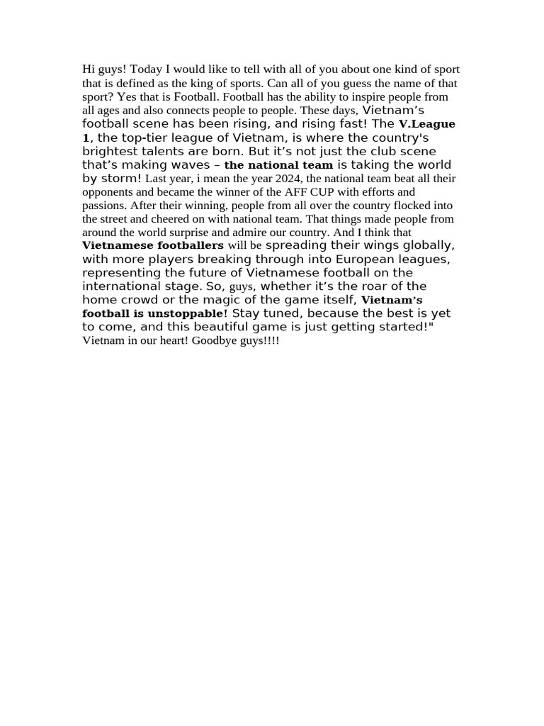 Football Introduction | PDF