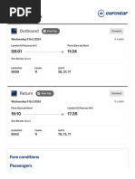 Eurostar e300 & e320 Train Seat Maps | PDF
