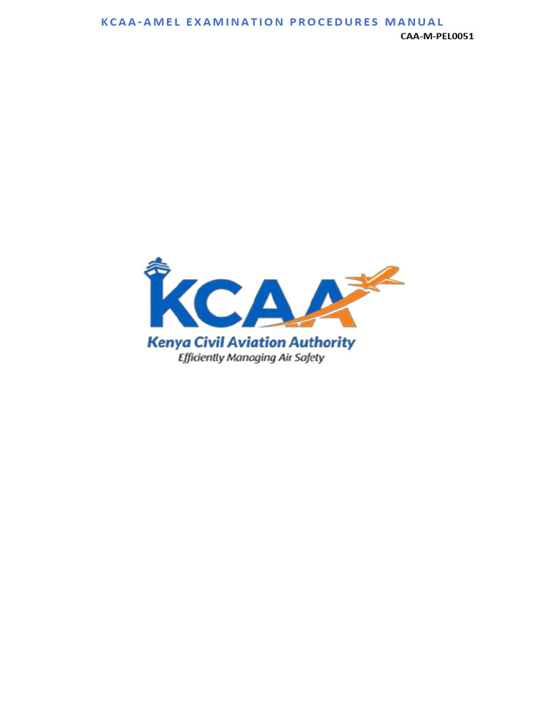 CAA M PEL0051 AMEL Examination Procedures Manual April 2025 | PDF | Aviation