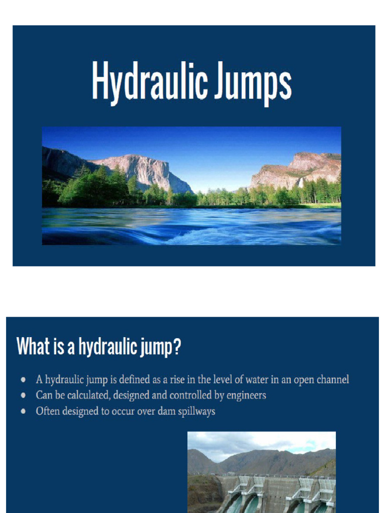 2.. Hydraulic Jump PPT Final | PDF