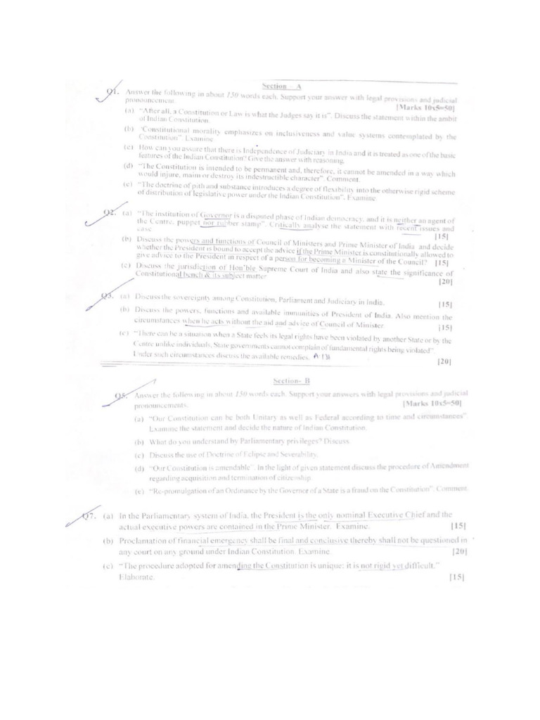 Question Paper 1 | PDF