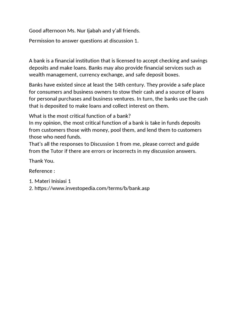 Diskusi 1 NANDA | PDF