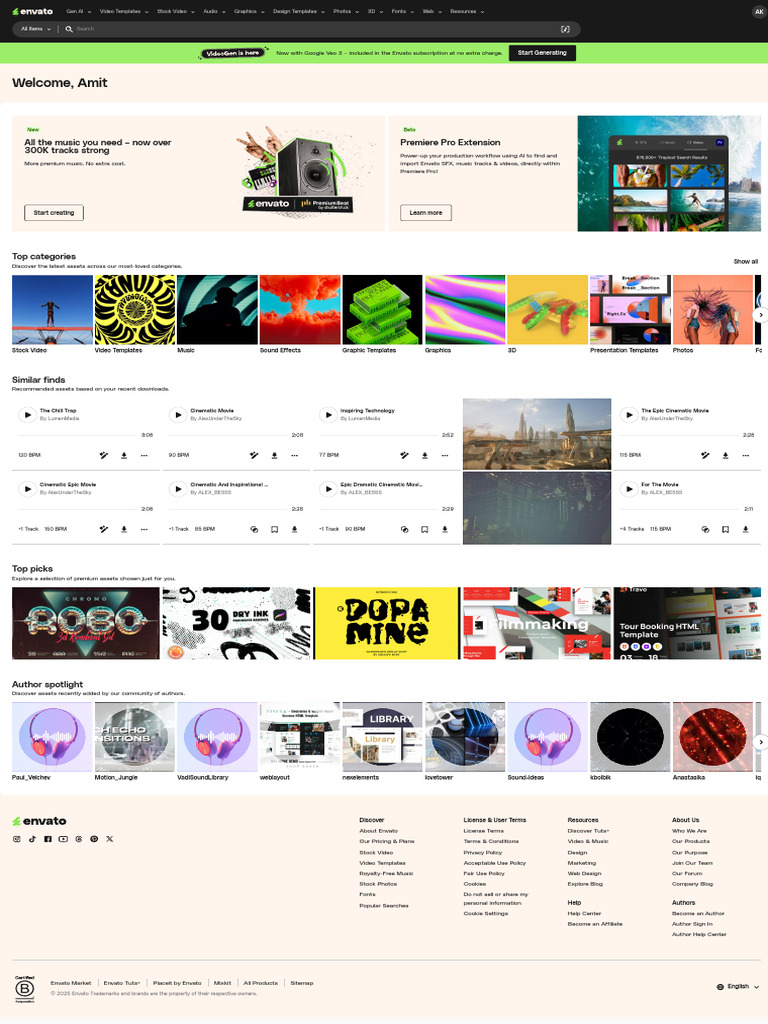 Envato - Unlimited Creative Assets, All in One Place | PDF