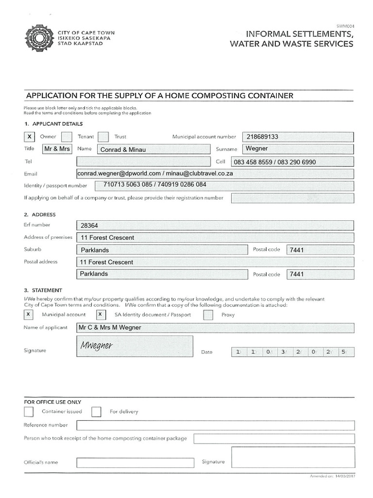 Composting Bin Application | PDF