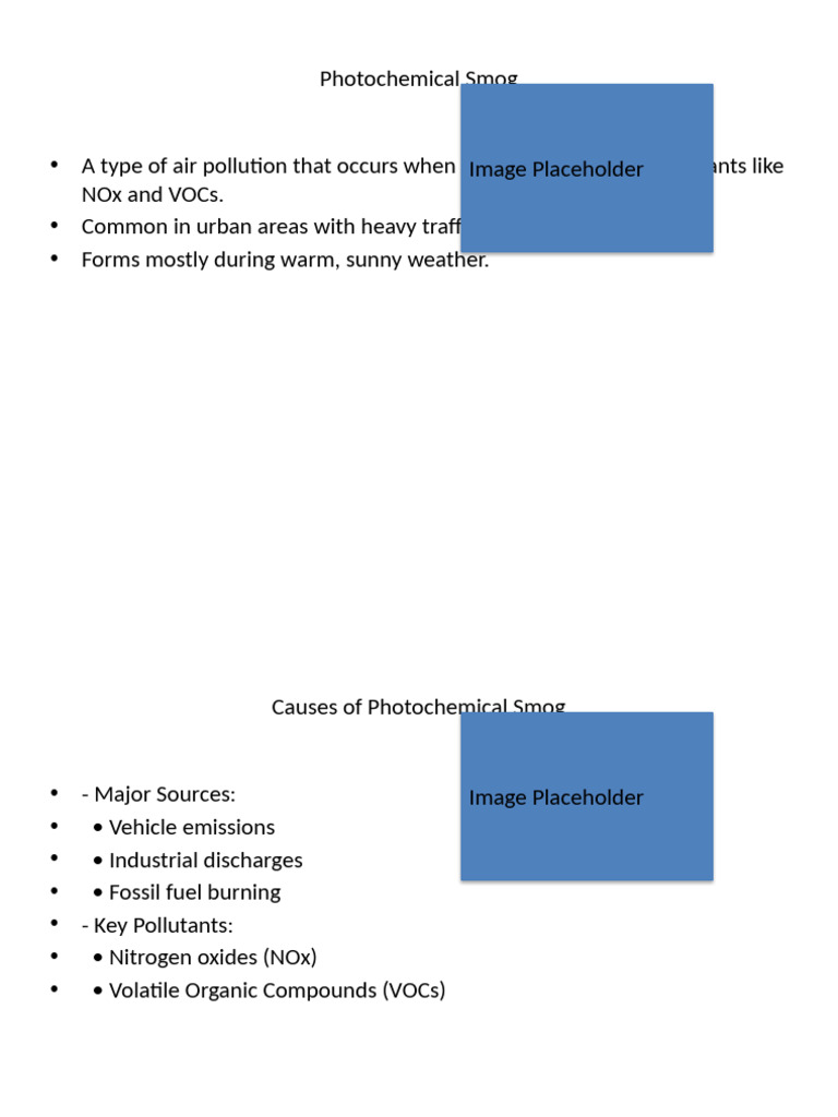 Understanding Photochemical Smog | PDF