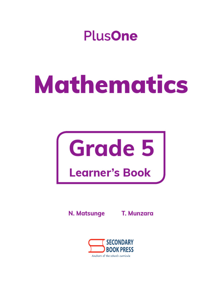 Maths Grade 5 LB | PDF | Numbers | Elementary Mathematics
