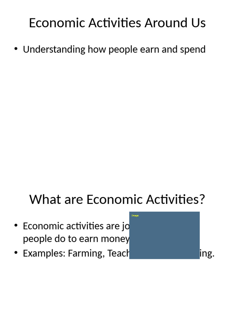 Understanding Economic Activities | PDF
