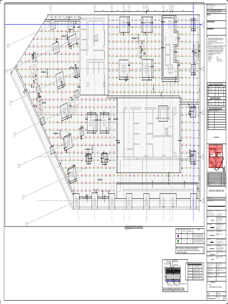 S-0706 - Rock Anchor Plan Zone C-Layout1 | PDF | Structural Engineering | Civil Engineering