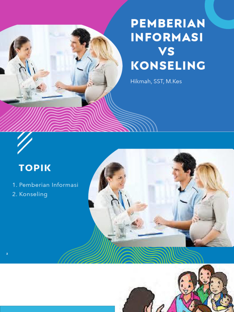 Pemberian Informasi Versus Konseling | PDF