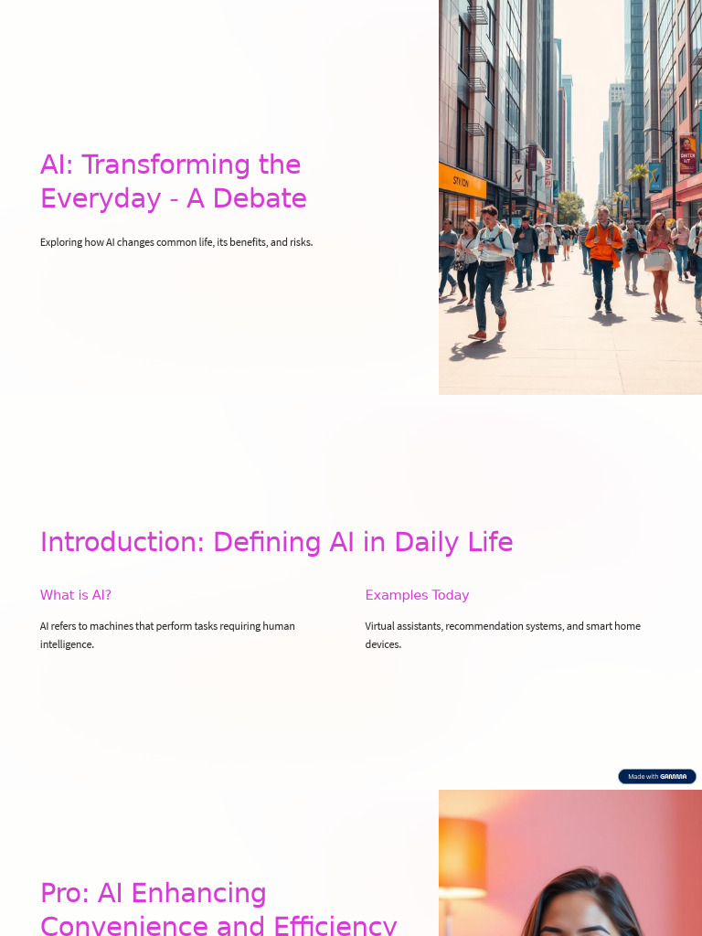 AI Transforming The Everyday A Debate | PDF | Artificial Intelligence ...