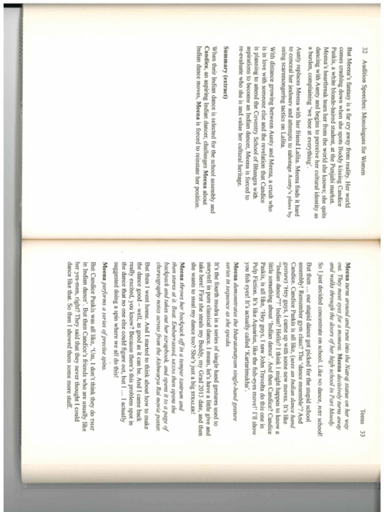 Fish Eyes - Meena Monologue | PDF