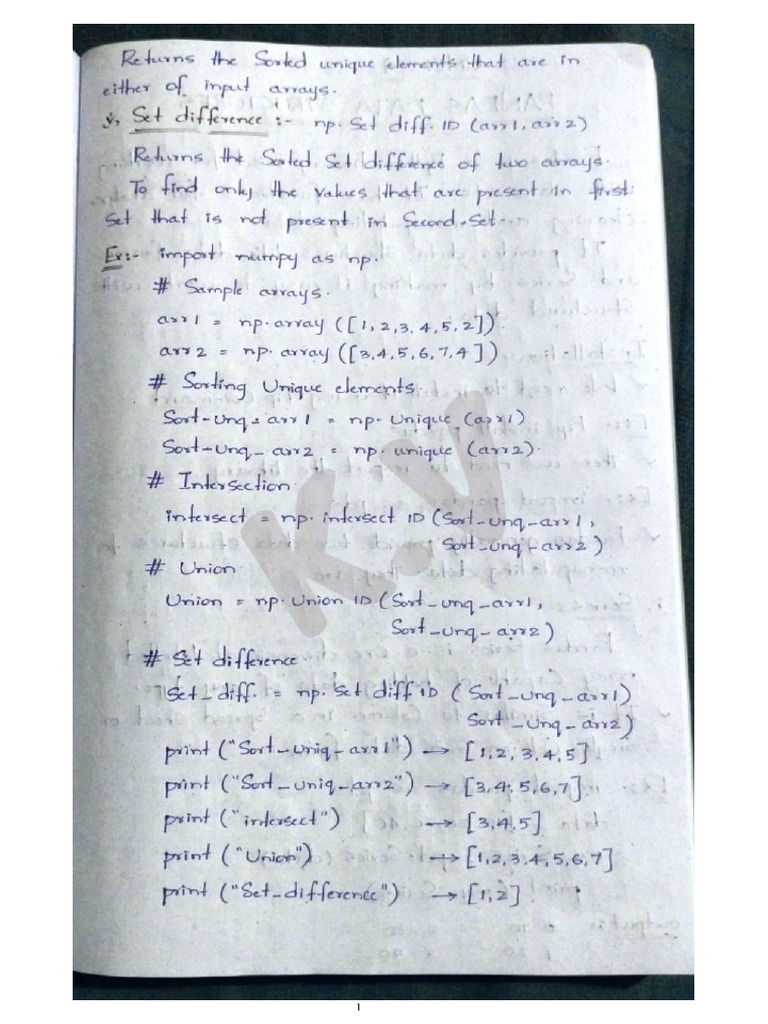 KV Python Degree 5th Sem Unit 3,4 (New) | PDF