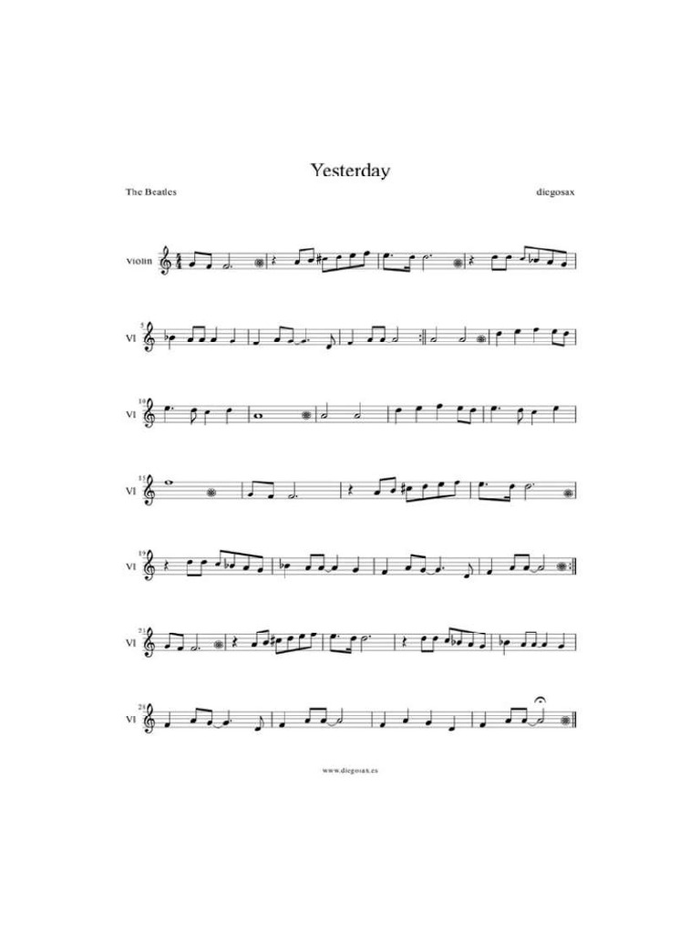 Yesterday | PDF