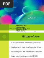 Acer Inc.: A Brief History | PDF