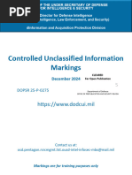 CUI Document Marking Guidelines | PDF | Classified Information In The ...