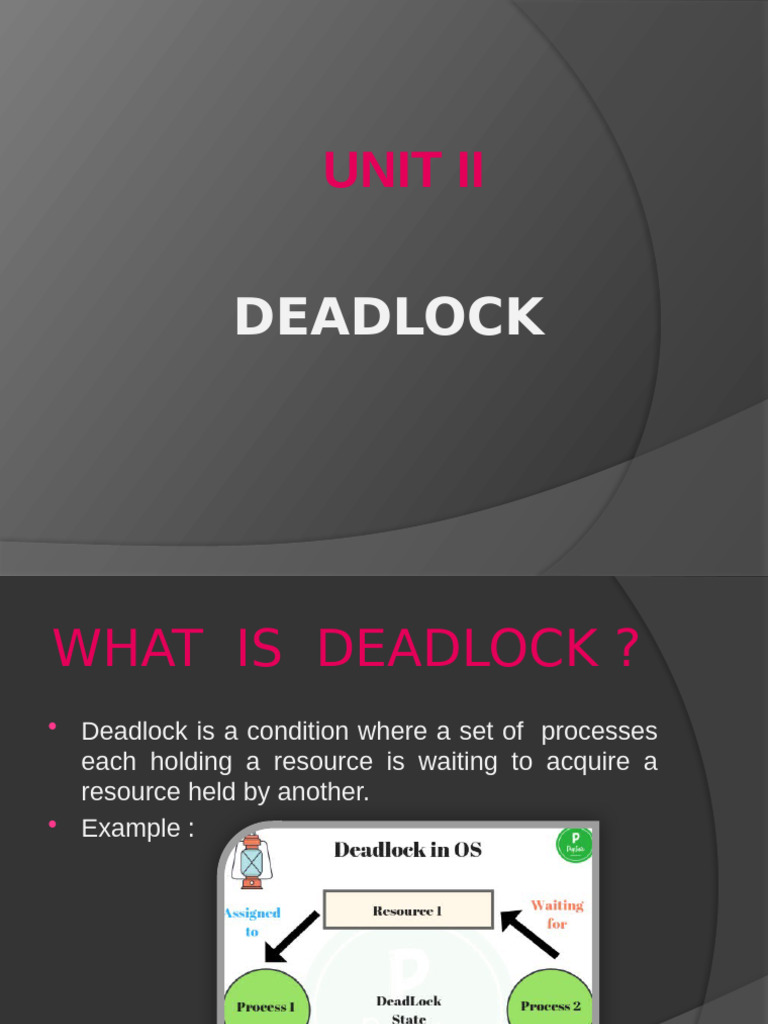 Deadlock PPT Os | PDF | Algorithms | Theoretical Computer Science