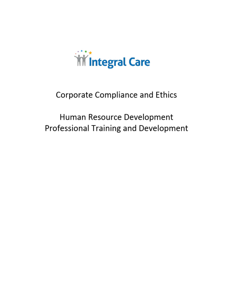 PT3 Corporate Compliance Training Module 081517 | PDF | Fraud | Regulatory Compliance