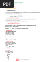 NCERT Class8 Rational Numbers Worksheet | PDF