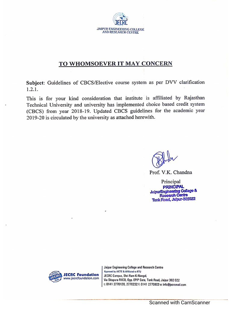 1.2.1 CBCS Guidelines | PDF