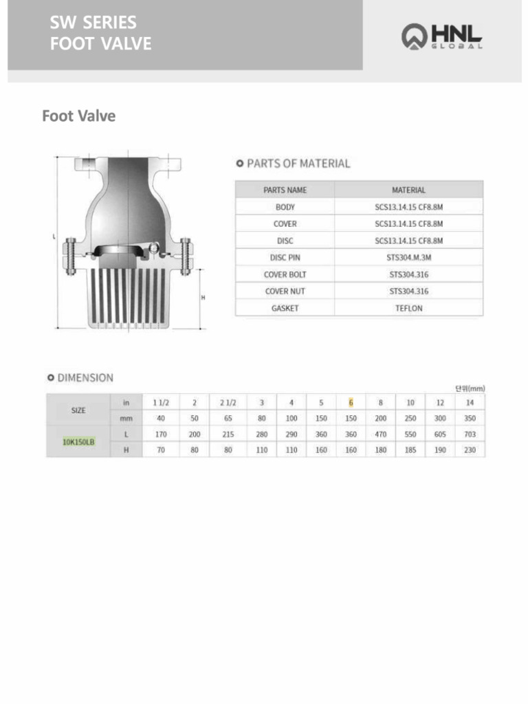 Foot Valve | PDF