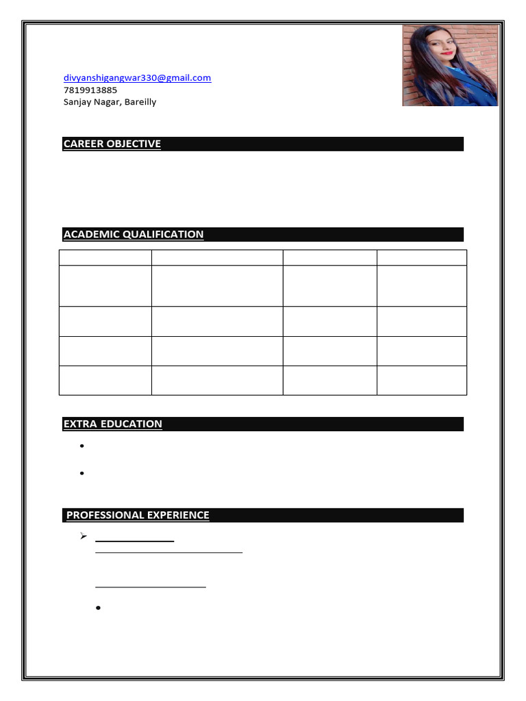 Divyanshi Gangwar Cv-1 - 1744108063385 - Divyanshi Gangwar | PDF | Recruitment | Business