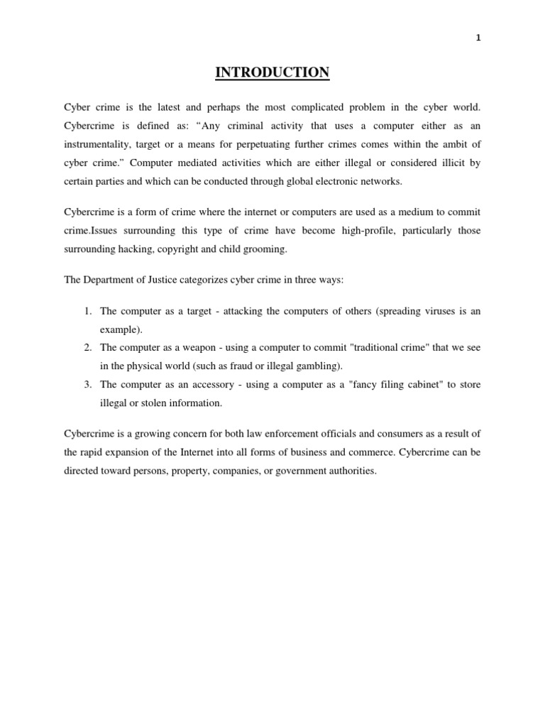 Cyber Crime Project | PDF | Computer Virus | Cybercrime