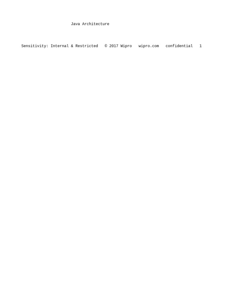 Java Architecture | PDF | Java Virtual Machine | Java (Programming ...