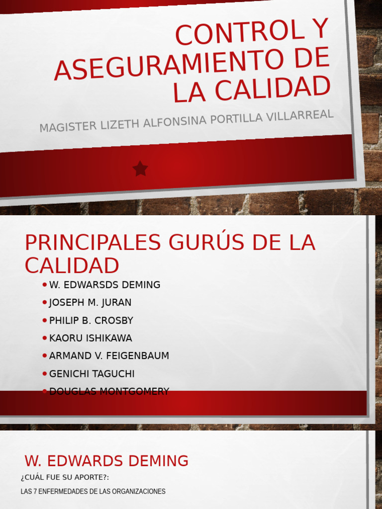 Gurús de La Calidad | PDF | Calidad (comercial)