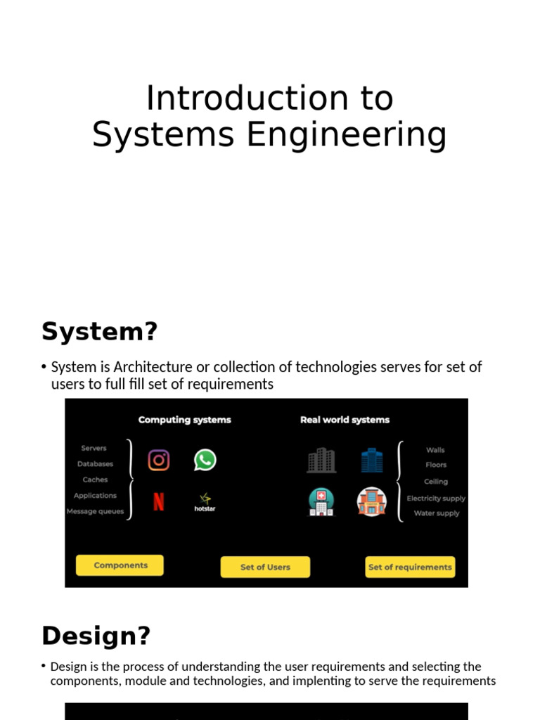 Introduction To Systems Engineering | PDF | Systems Engineering ...
