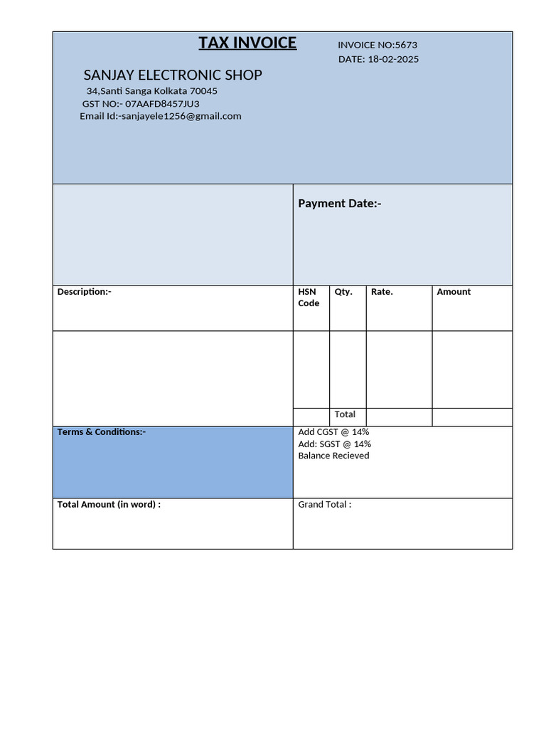 Pratik Invoice | PDF