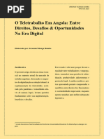 Teletrabalho | PDF | Pessoal (trabalho) | Angola