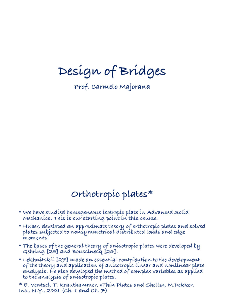 Orthotropic Plates Basics | PDF | Stress (Mechanics) | Mechanics