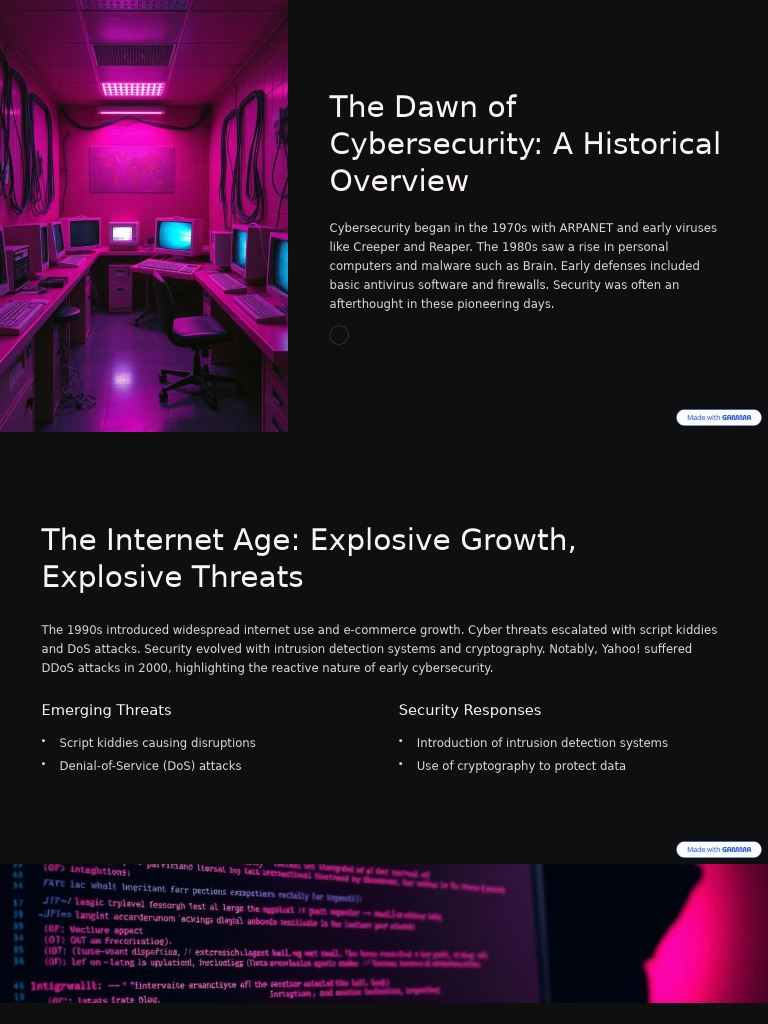 Cybersecurity Evolution Overview | PDF | Security | Computer Security
