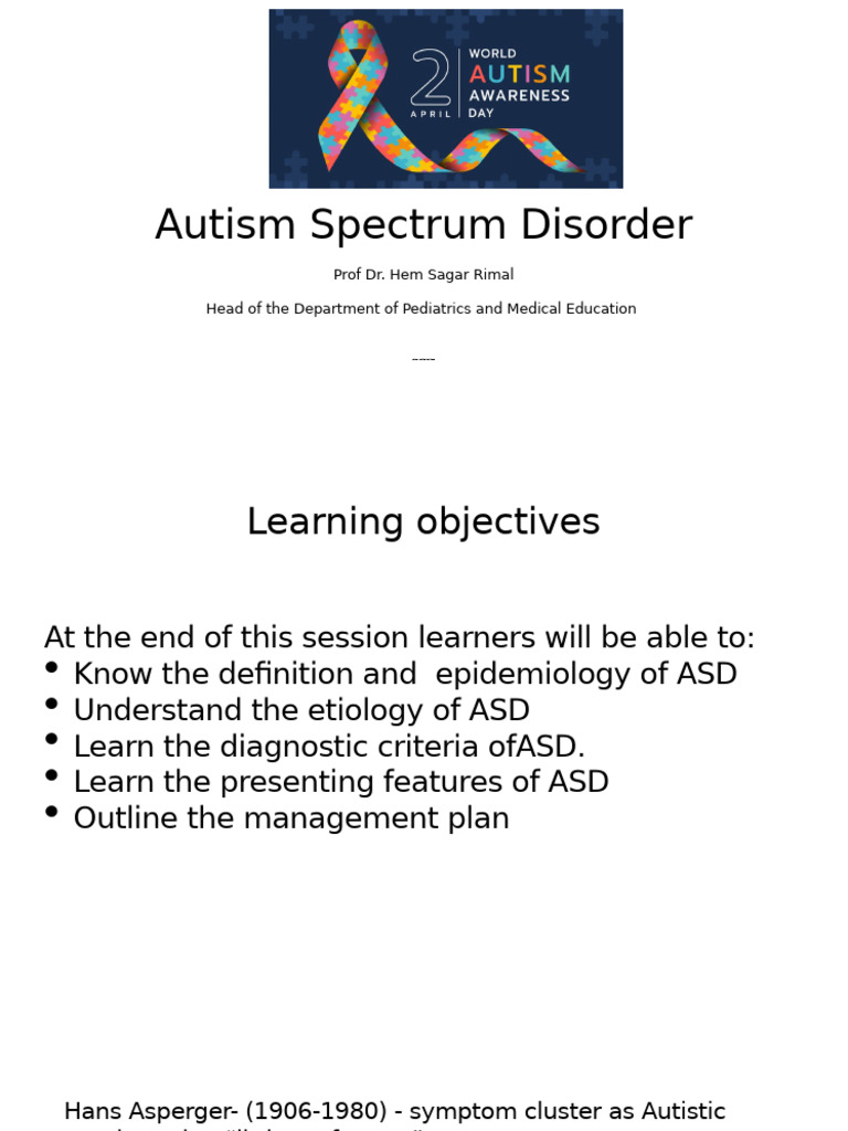 Autism Awarness Day 2024 | PDF | Autism | Asperger Syndrome