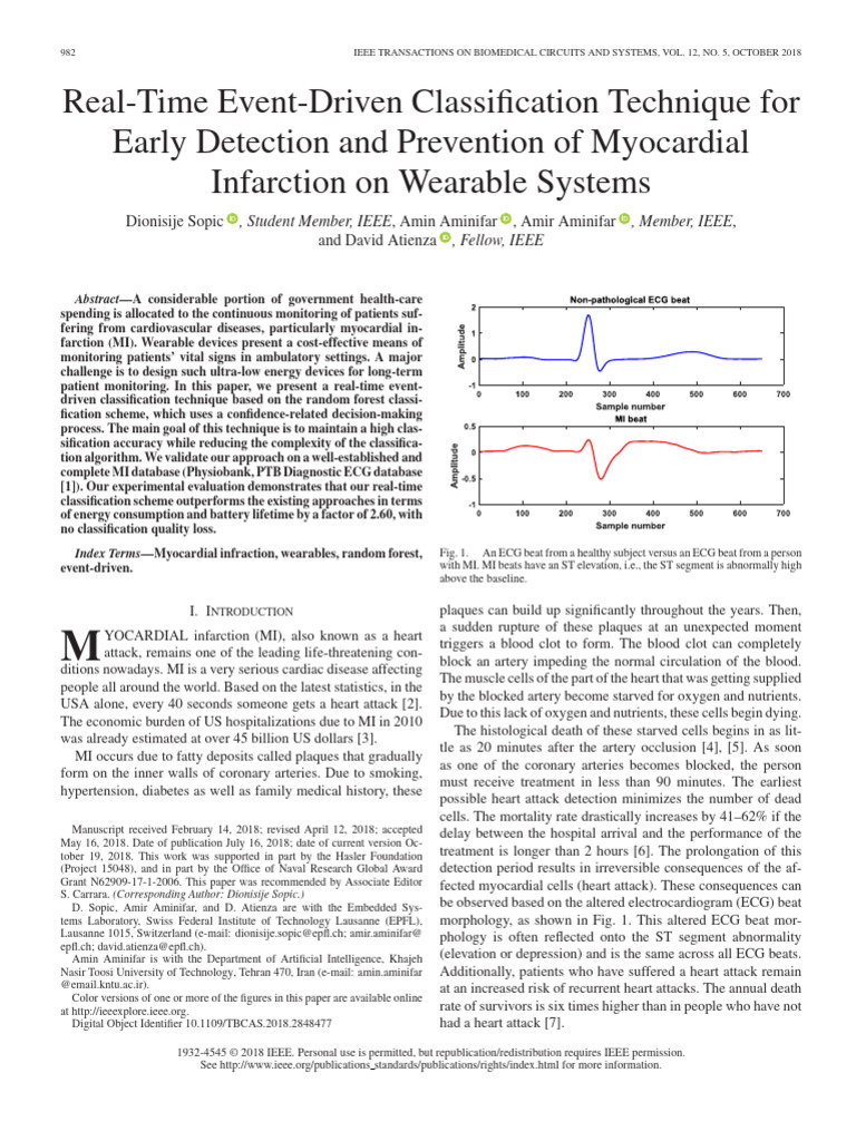Real-Time Event-Driven Classification Technique For Early Detection and ...
