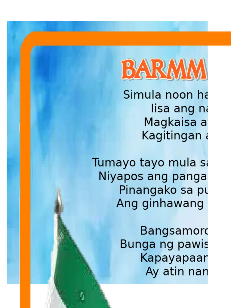 Barmm Hymn | PDF