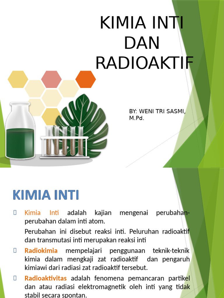 Kimia Inti Dan Radioaktif | PDF
