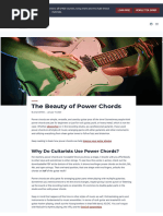 Rock & Metal Power Chord Guide | PDF | Harmony | Irish Musical Instruments