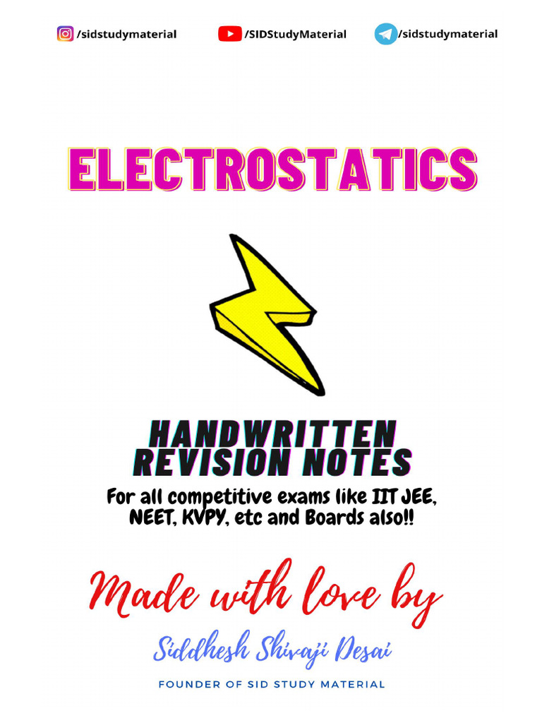 Electrostatics | PDF