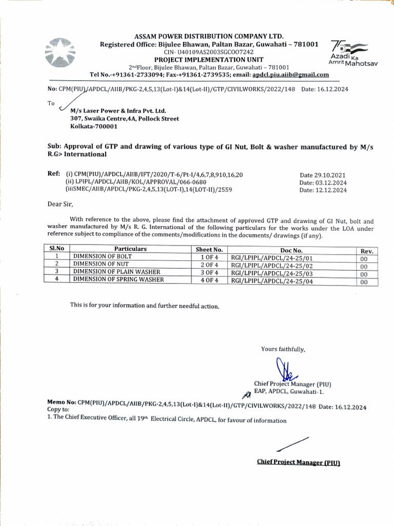 Approval APDCL | PDF
