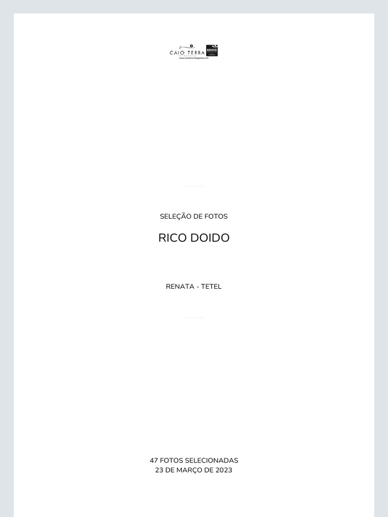 Rico Doido Renata Tetel | PDF