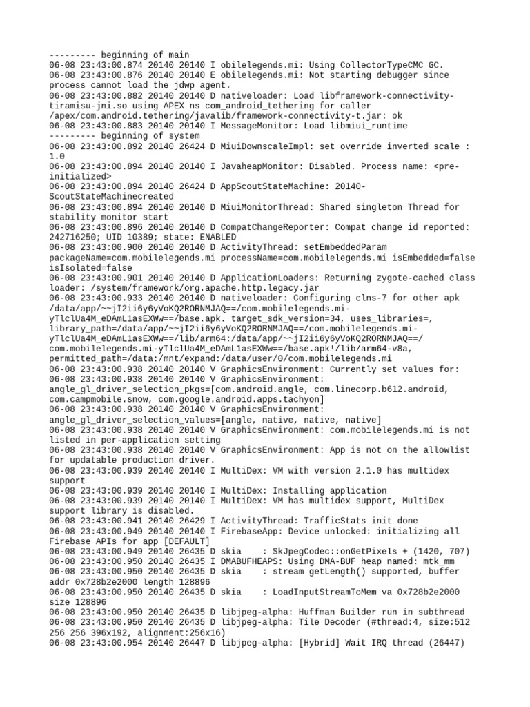 ML Logcat 1749400989045 | PDF | Computing | Software
