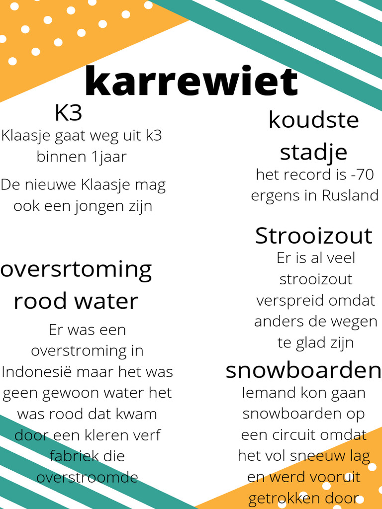 Karrewiet | PDF