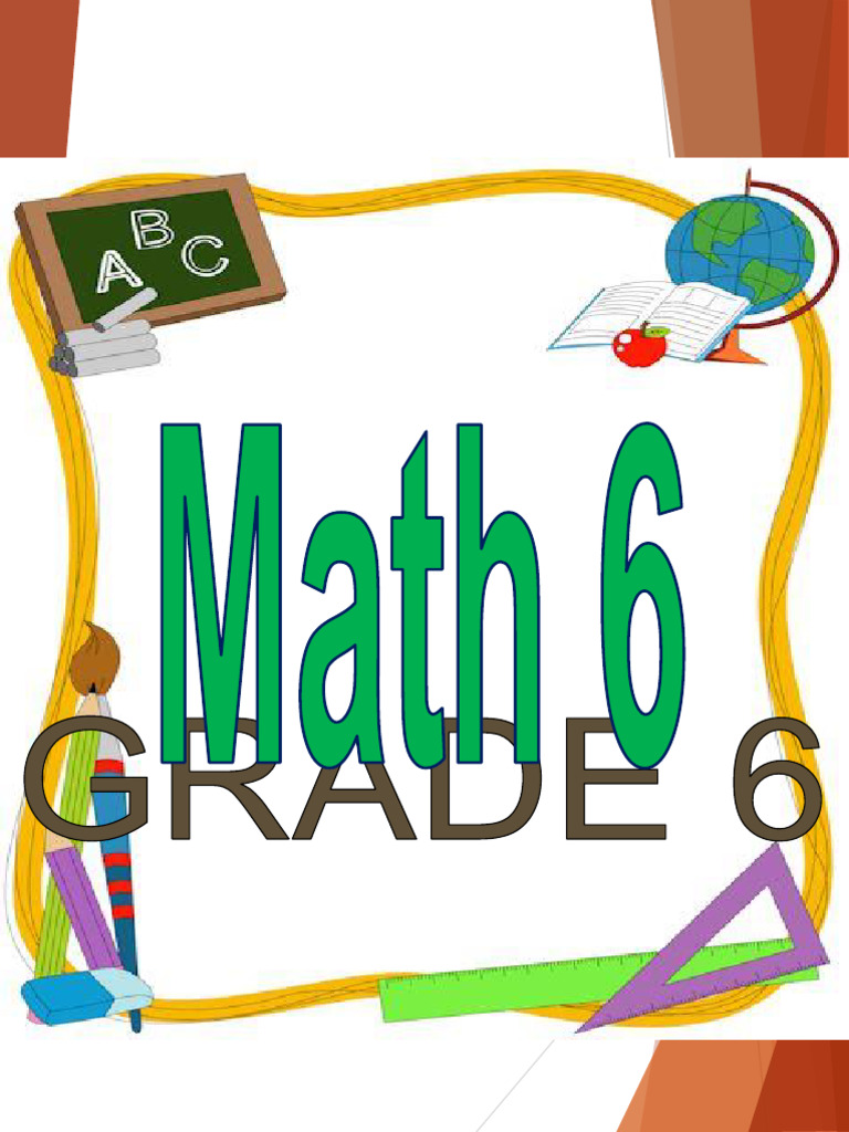 Math 6 | PDF | Bracket | Area