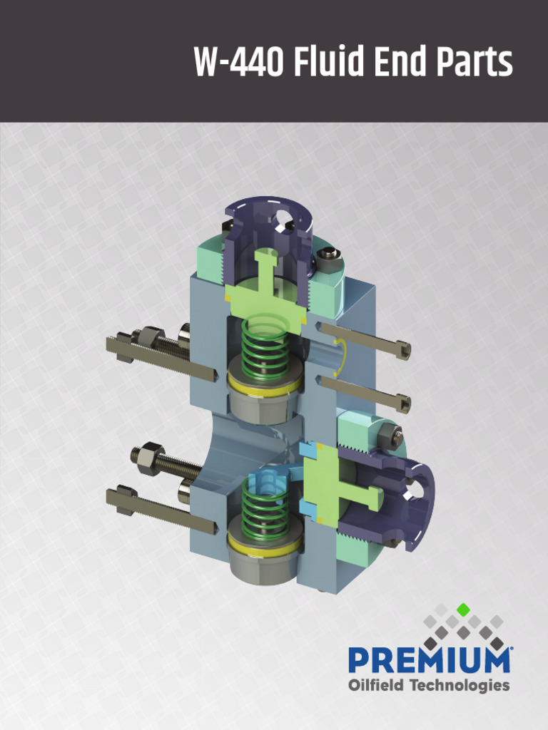 W-440 Fluid End Components Overview | PDF | Mechanical Engineering ...