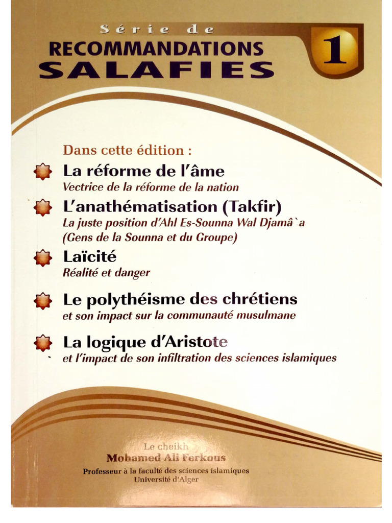 Sheikh Ferkous and Salafism Insights | PDF